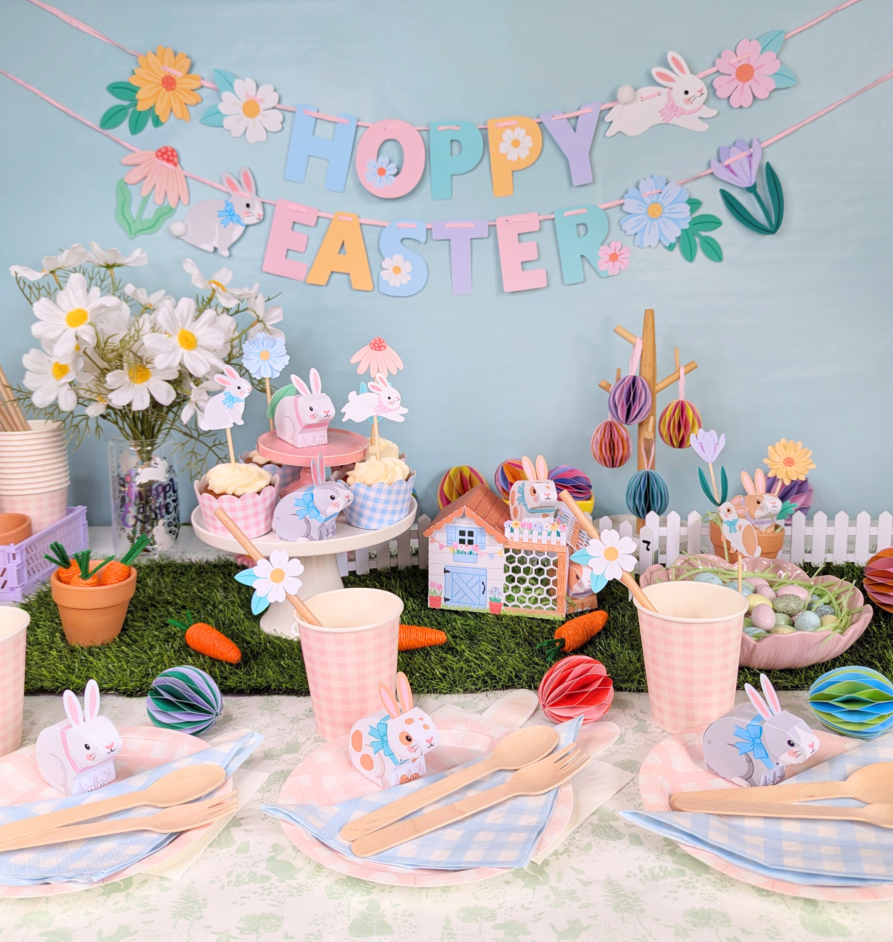 Print and Cut Easter Party Decorations Set for Silhouette – Lalashiba