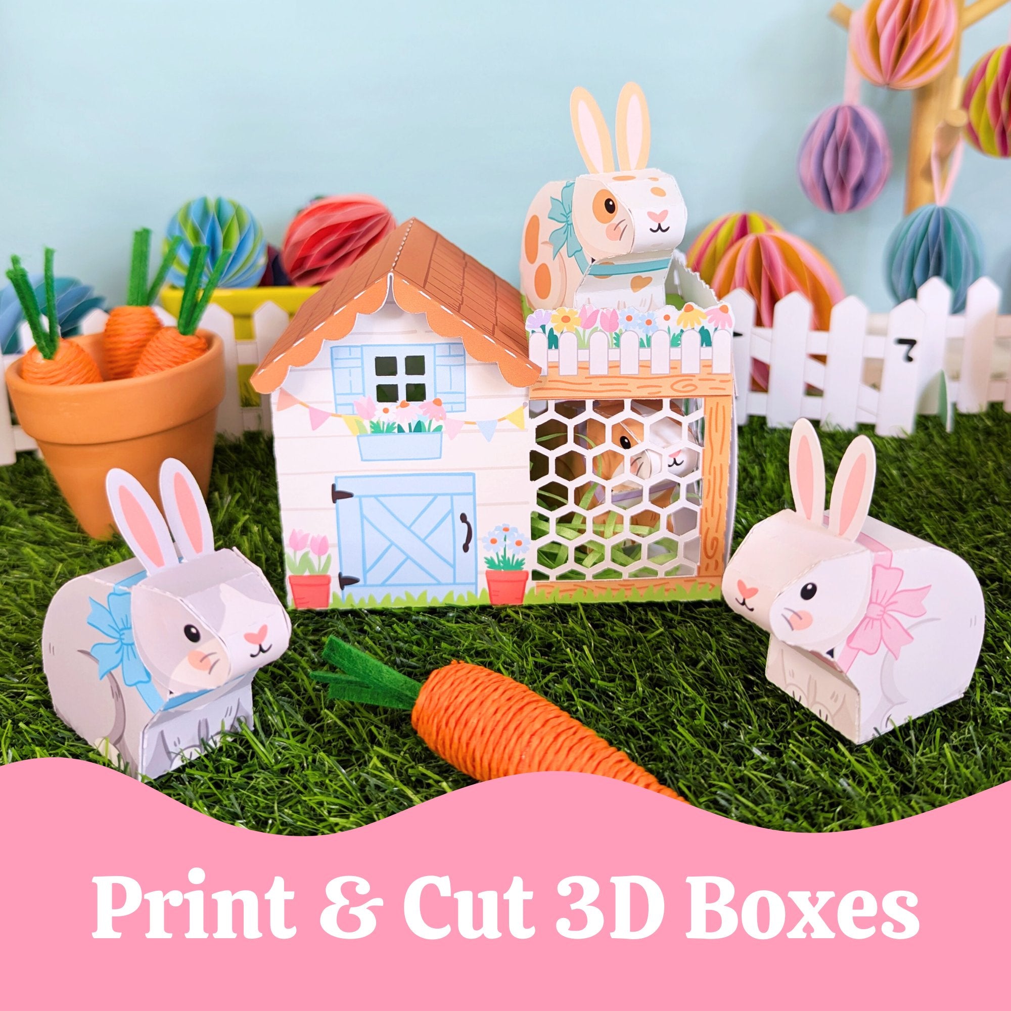 Print & Cut 3D Boxes – Lalashiba
