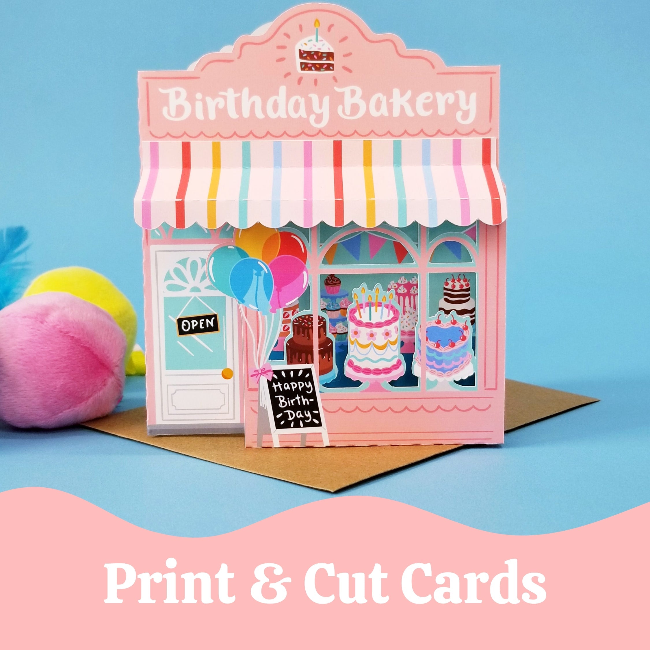 Print and Cut 3D Cards – Lalashiba