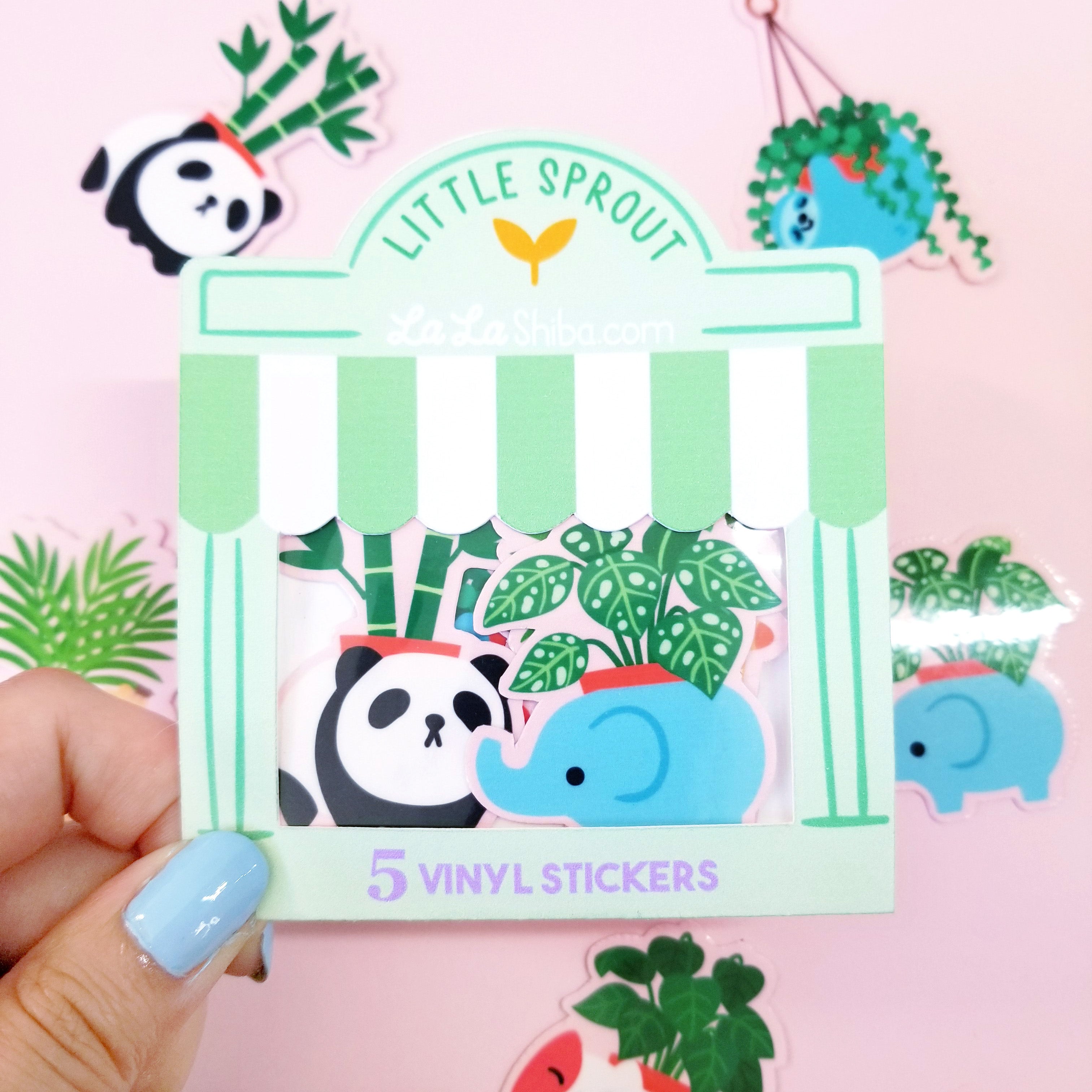 Little Sprout Kawaii Plant Shop Sticker Pack – Lalashiba