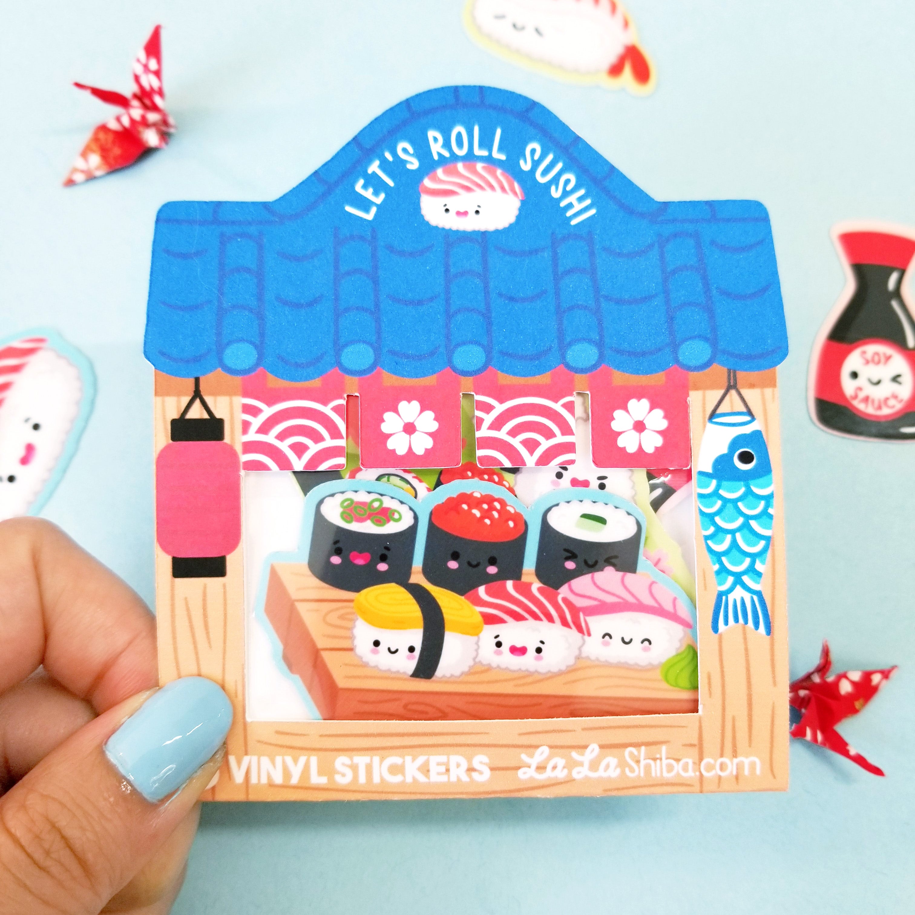 Sushi Kawaii Sticker Pack – Lalashiba